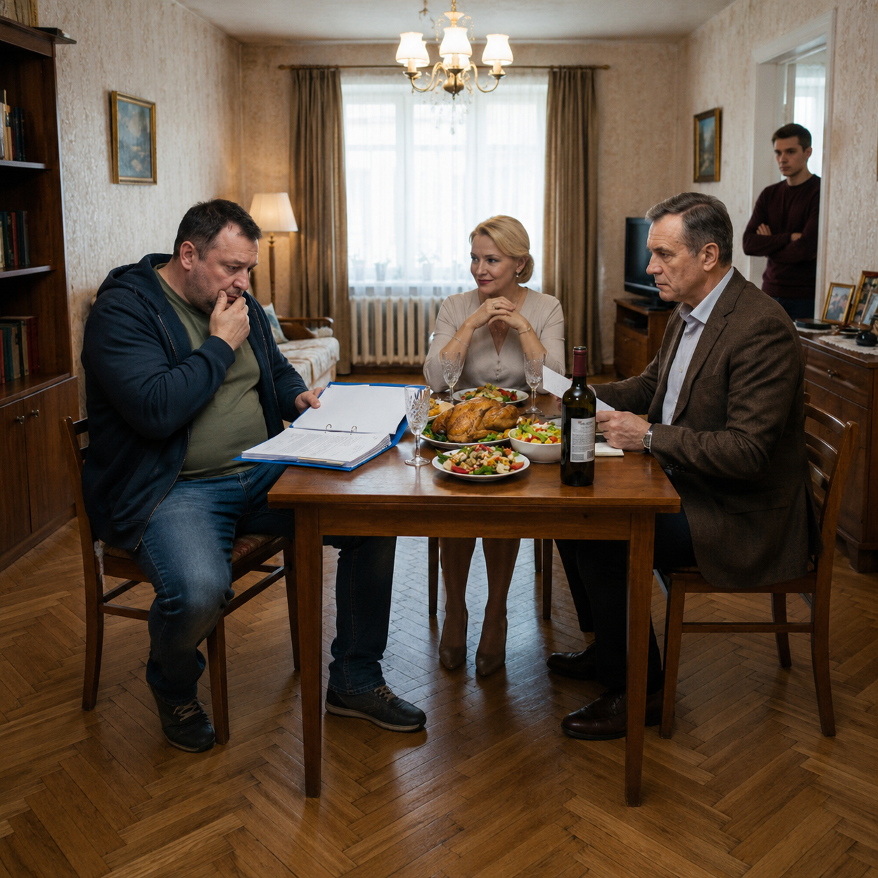Думал, я не узнаю про твою «вторую семью»? — Жена накрыла праздничный ...